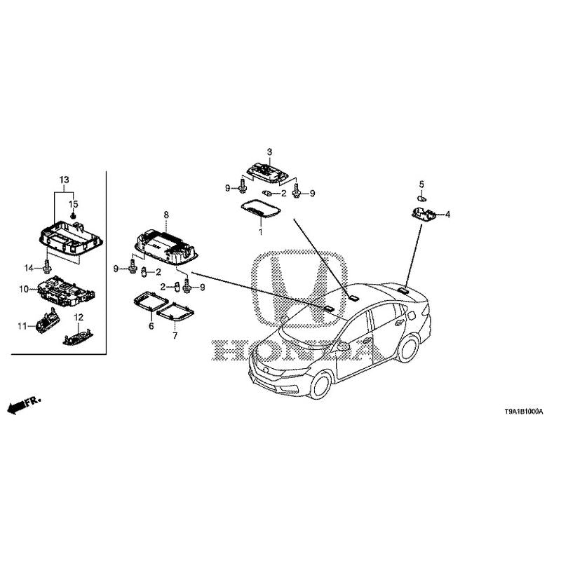 [NEW] JDM HONDA GRACE GM6 2017 Interior Lights GENUINE OEM – JDM Yamato