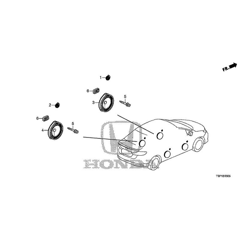 [NEW] JDM HONDA GRACE HYBRID GM4 2017 Speakers GENUINE OEM – JDM Yamato