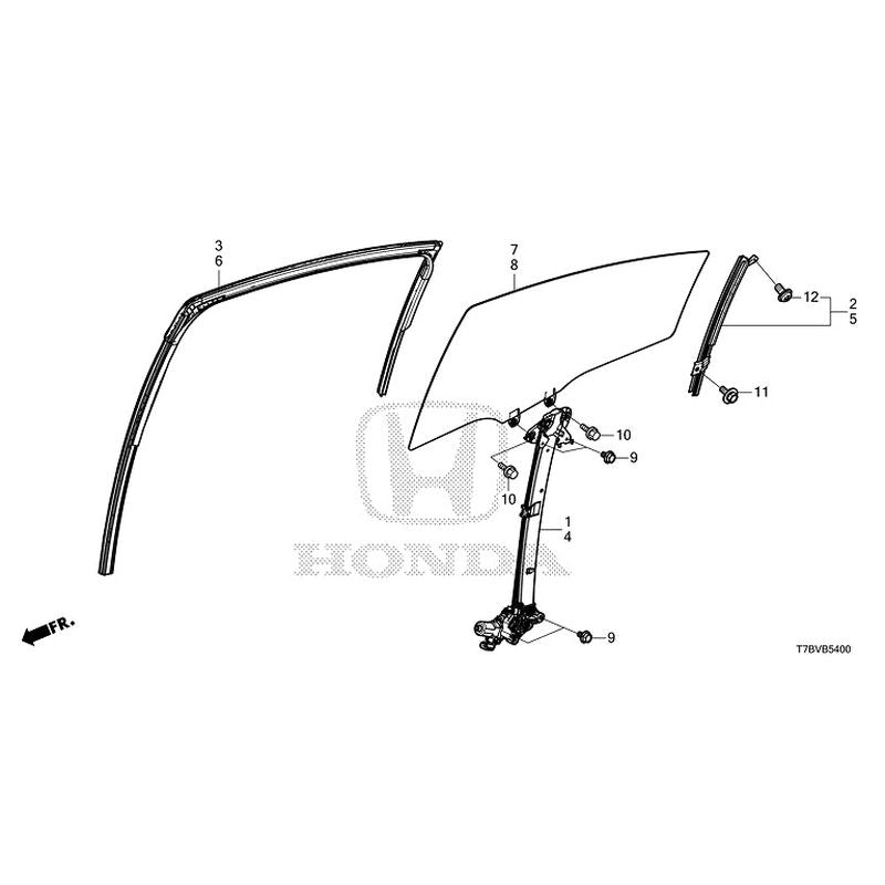 [NEW] JDM HONDA VEZEL HYBRID RU3 2020 Rear Door Glass/Regulator GENUIN – JDM Yamato