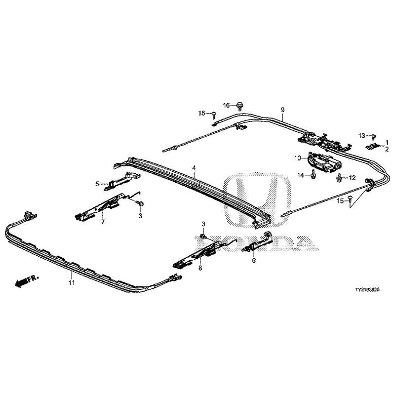 [NEW] JDM HONDA LEGEND HYBRID KC2 2018 Roof Sliding Roof Components GE – JDM Yamato