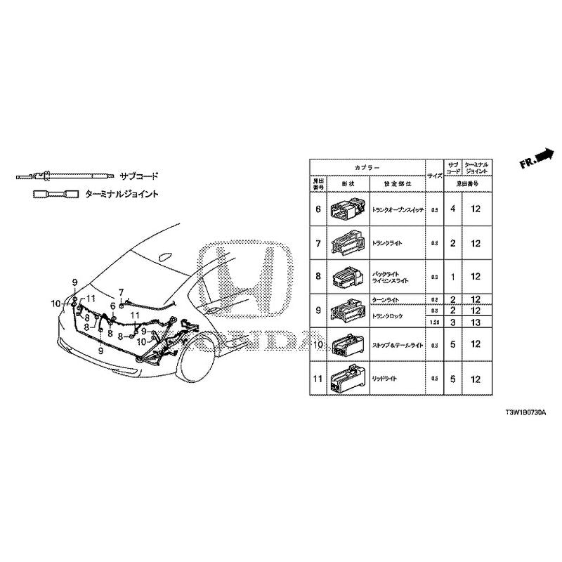 [NEW] JDM HONDA ACCORD HYBRID CR7 2016 Electrical Connector (Rear) GEN – JDM Yamato