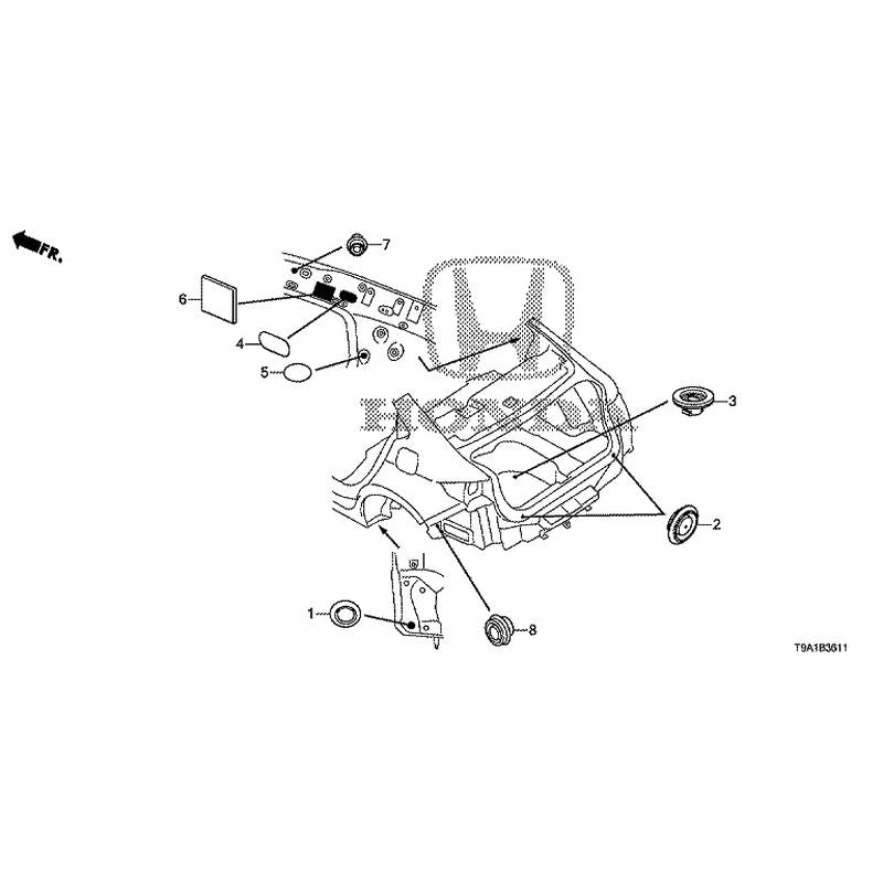 [NEW] JDM HONDA GRACE GM6 2015 Grommets (Rear) GENUINE OEM – JDM Yamato