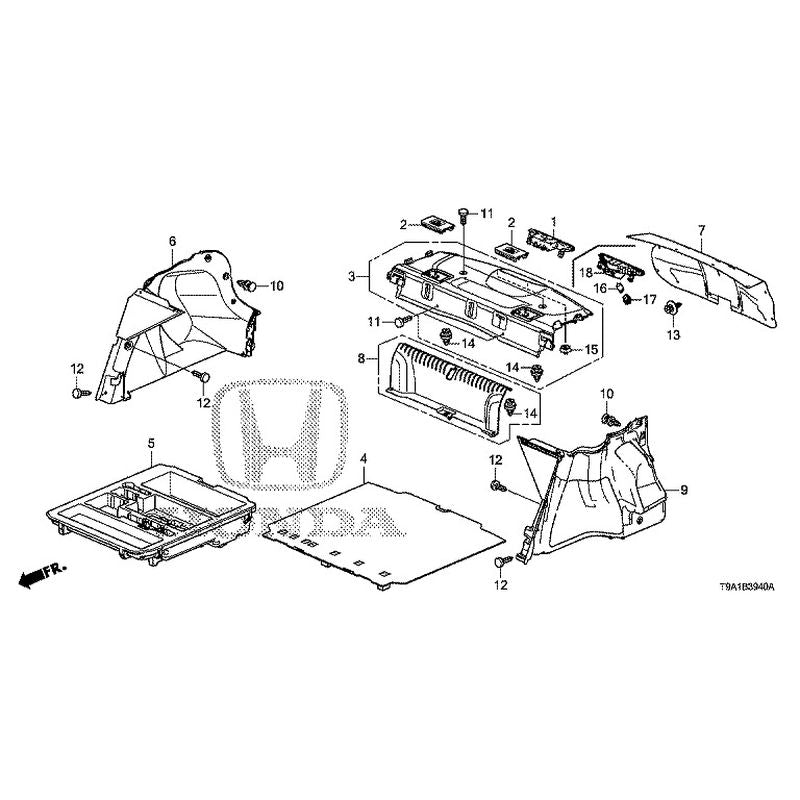 [NEW] JDM HONDA GRACE GM6 2015 Rear Tray/Side Lining GENUINE OEM – JDM Yamato