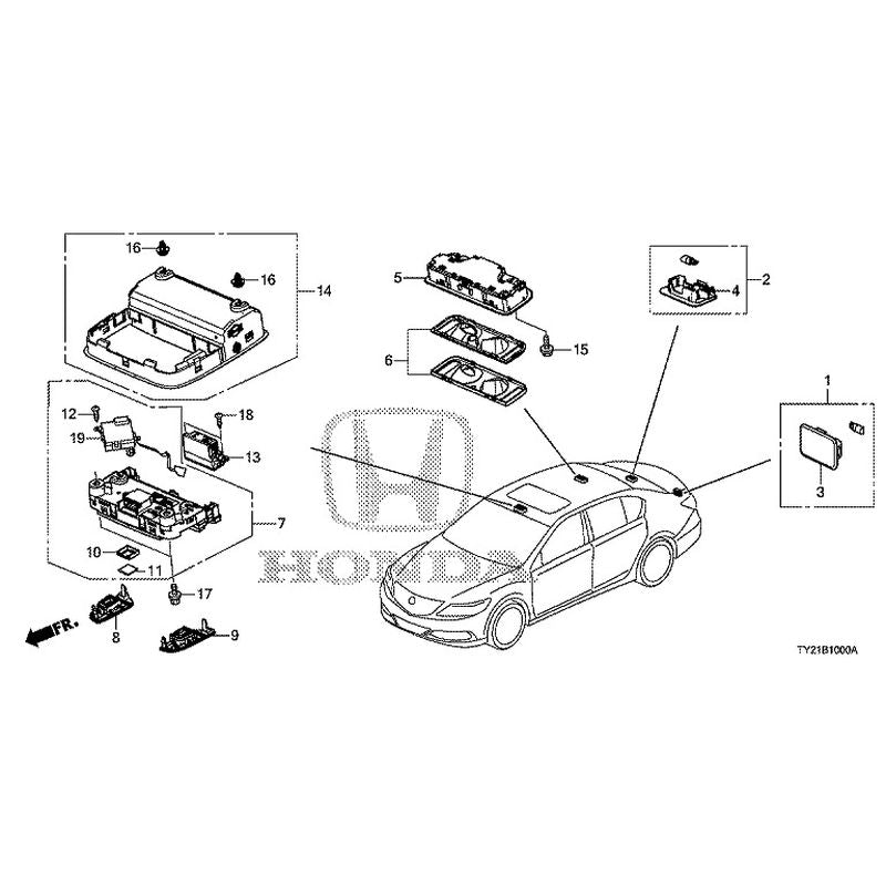 [NEW] JDM HONDA LEGEND HYBRID KC2 2016 Interior Lights GENUINE OEM – JDM Yamato