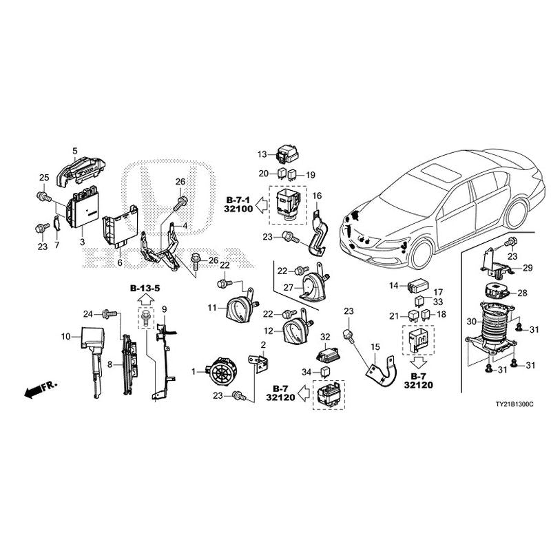 [NEW] JDM HONDA LEGEND HYBRID KC2 2016 Control Unit (Engine Compartmen – JDM Yamato