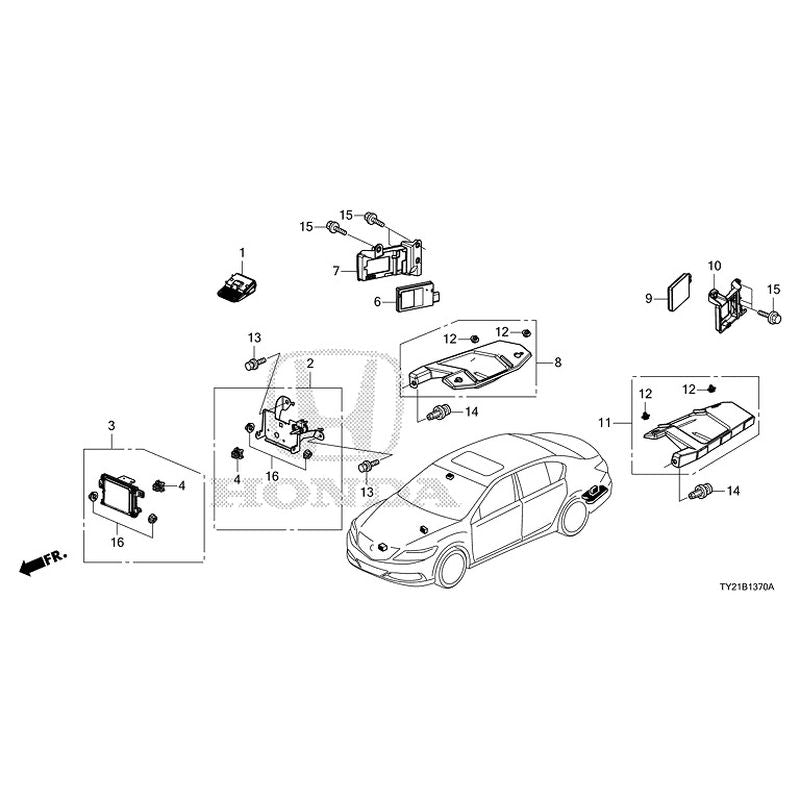 [NEW] JDM HONDA LEGEND HYBRID KC2 2016 Radar (1) GENUINE OEM – JDM Yamato