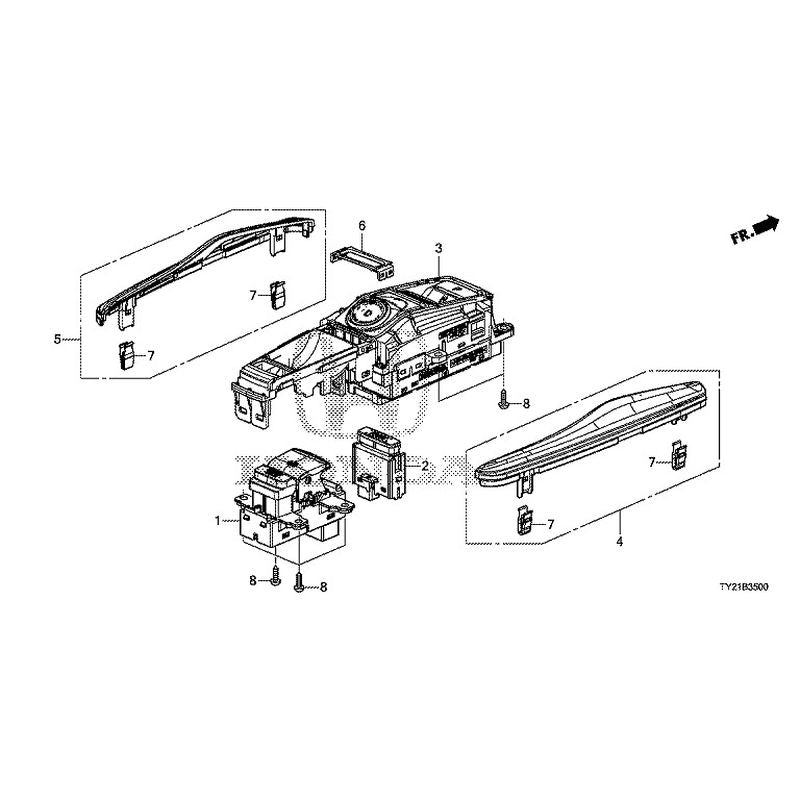 [NEW] JDM HONDA LEGEND HYBRID KC2 2016 Select Switch GENUINE OEM – JDM Yamato
