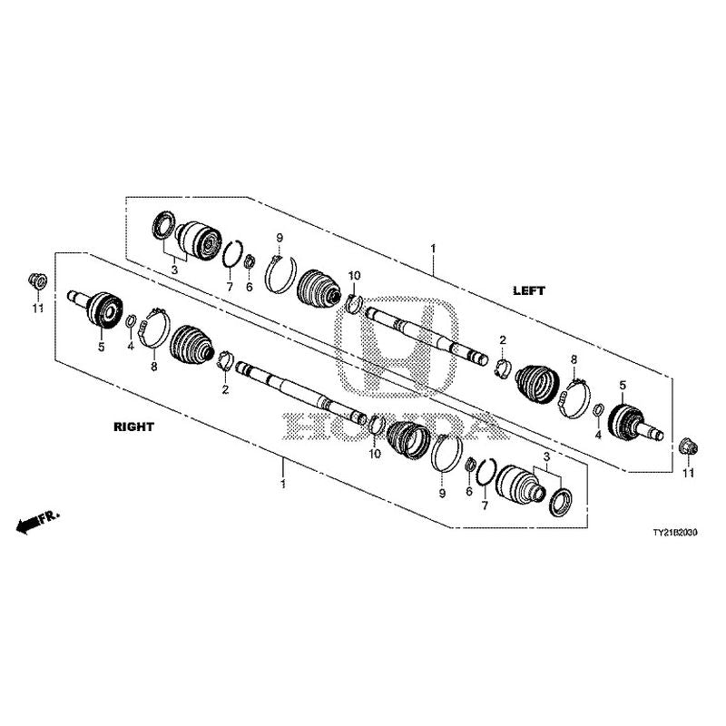 [NEW] JDM HONDA LEGEND HYBRID KC2 2016 Rear Drive Shaft GENUINE OEM – JDM Yamato