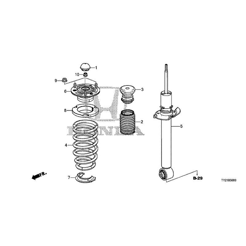 [NEW] JDM HONDA LEGEND HYBRID KC2 2016 Rear Damper GENUINE OEM – JDM Yamato