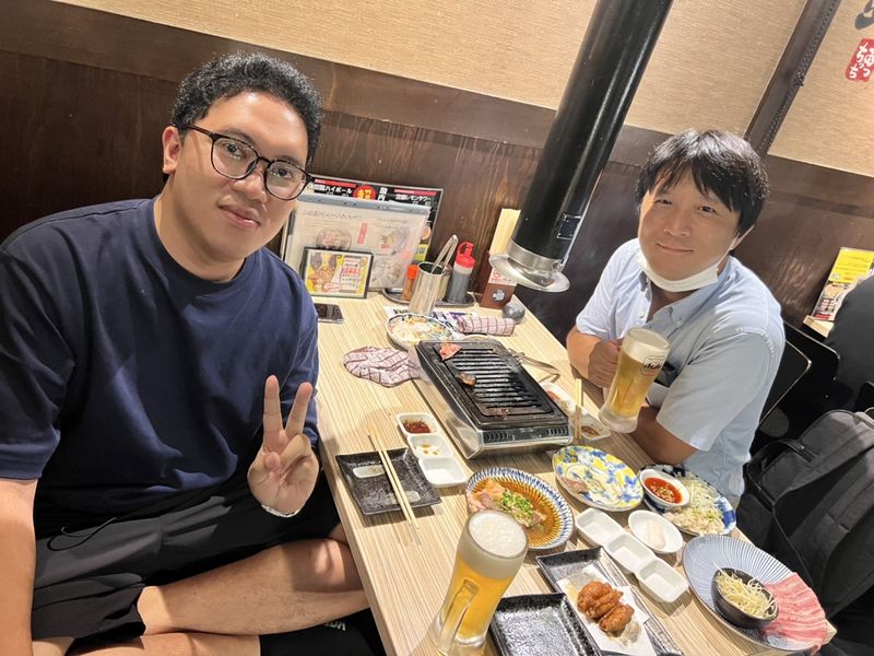 Enjoyed Yakiniku and Beer with my customers from Philippines – JDM Yamato