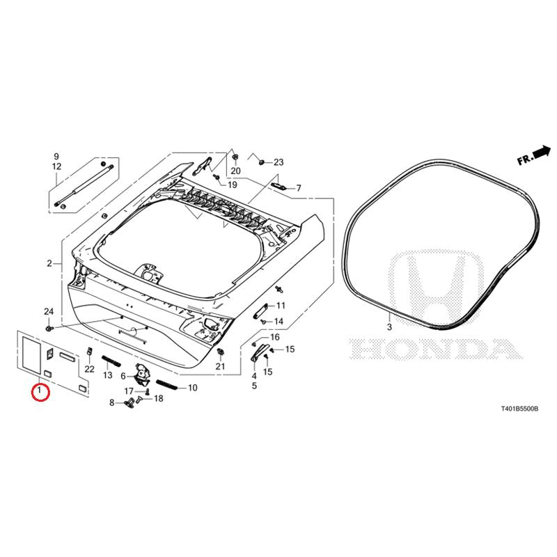 [NEW] JDM HONDA CIVIC FL1 2025 Tailgate GENUINE OEM – JDM Yamato