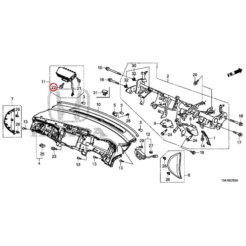 [NEW] JDM HONDA GRACE GM6 2017 Instrument panel GENUINE OEM – JDM Yamato