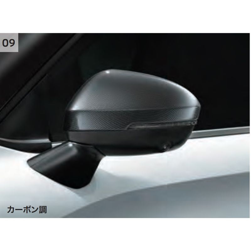 [NEW] JDM Mitsubishi OUTLANDER PHEV GN0W Mirror Cover Carbon Look Genu ...