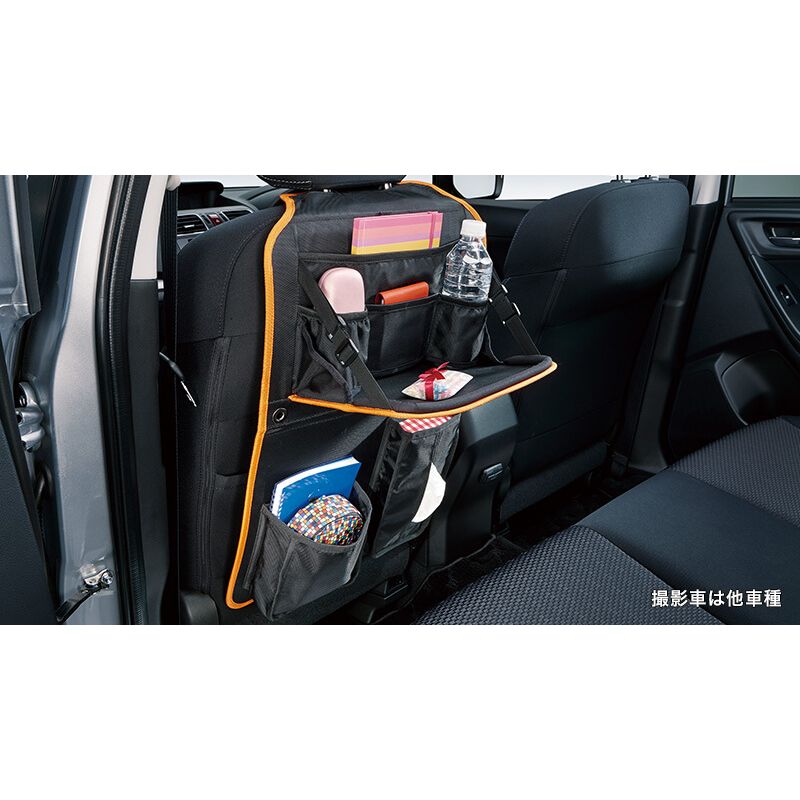 [NEW] JDM Subaru LEGACY OUTBACK BT5 SAA Seat Back Pocket Orange Genuin ...