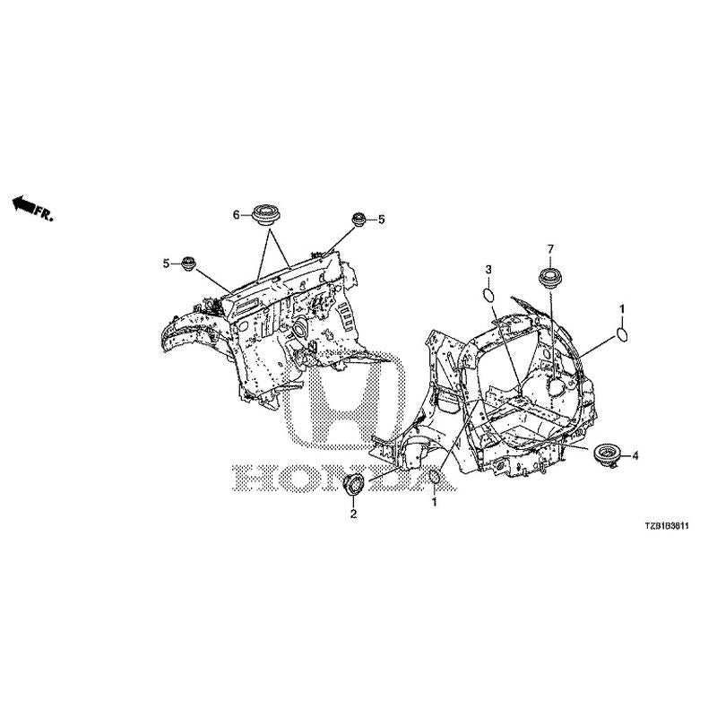 [NEW] JDM HONDA FIT e:HEV GR3 2020 Grommets (Rear) GENUINE OEM – JDM Yamato