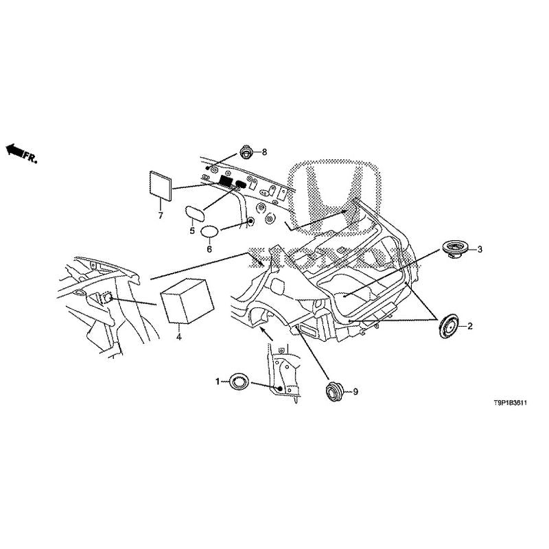 [NEW] JDM HONDA GRACE HYBRID GM4 2017 Grommets (Rear) GENUINE OEM – JDM ...