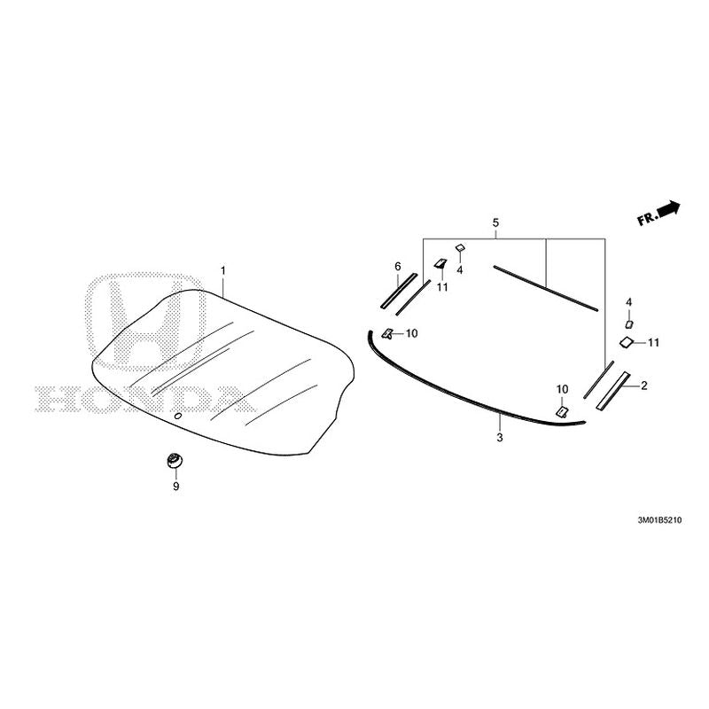 [NEW] JDM HONDA VEZEL RV3 2021 Rear Windshield Glass GENUINE OEM – JDM ...