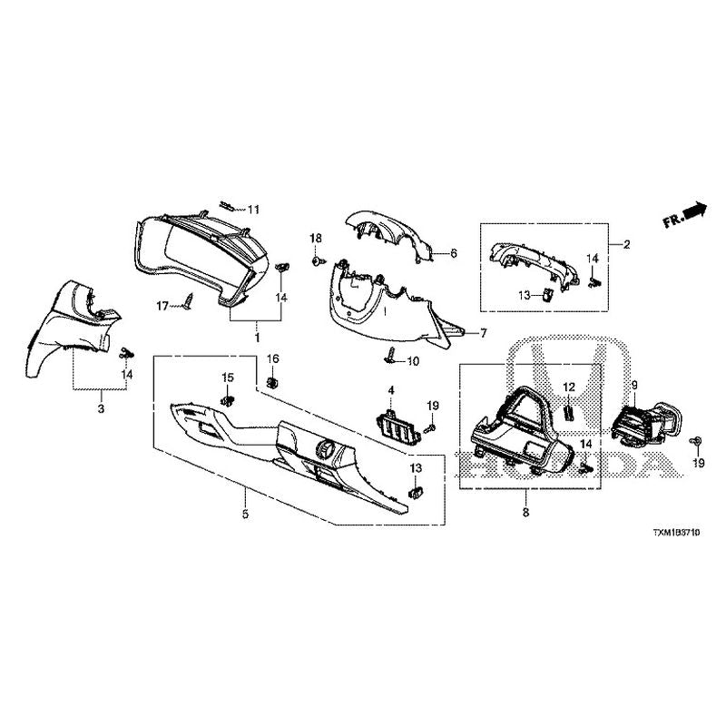 [NEW] JDM HONDA INSIGHT ZE4 2021 Instrument panel garnish (driver side ...