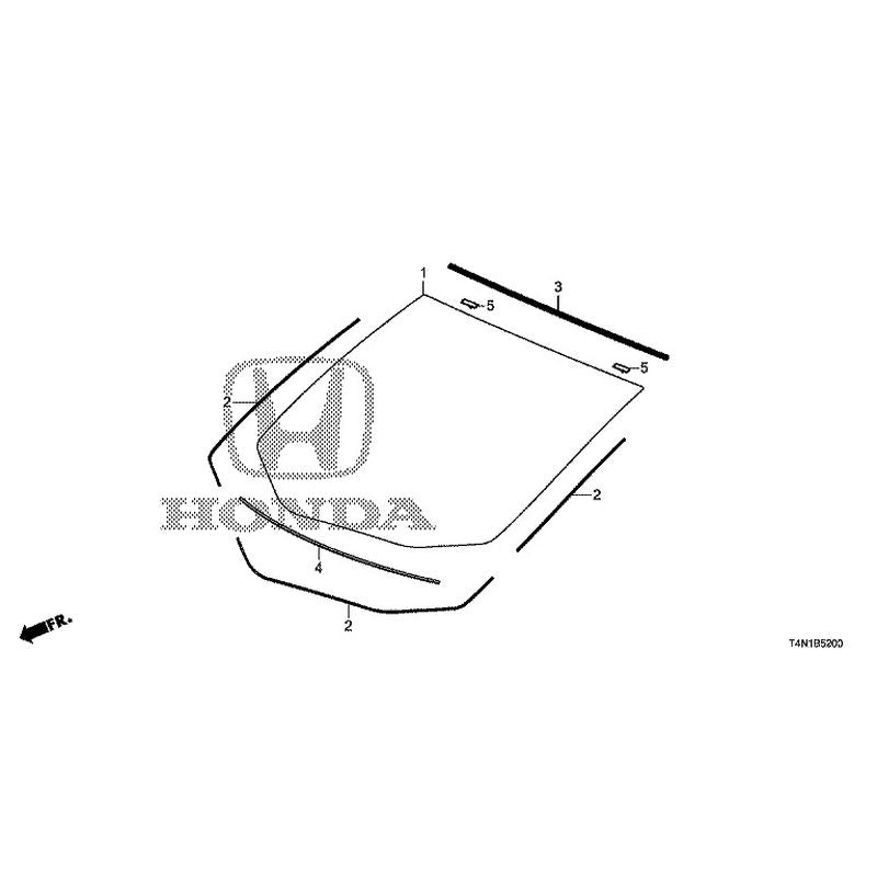[NEW] JDM HONDA JADE FR5 2019 Front Windshield GENUINE OEM – JDM Yamato