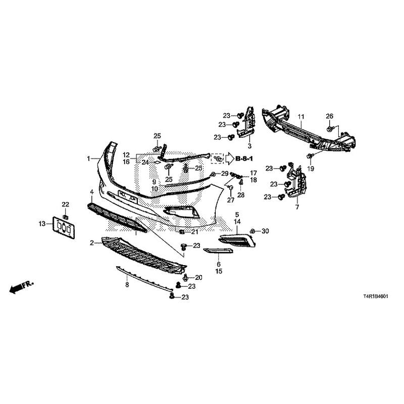 [NEW] JDM HONDA JADE HYBRID FR4 2019 Front Bumper (2) GENUINE OEM – JDM ...