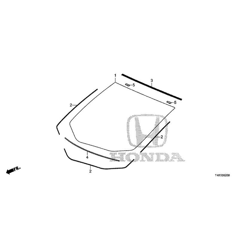 [NEW] JDM HONDA JADE HYBRID FR4 2019 Front Windshield GENUINE OEM – JDM ...