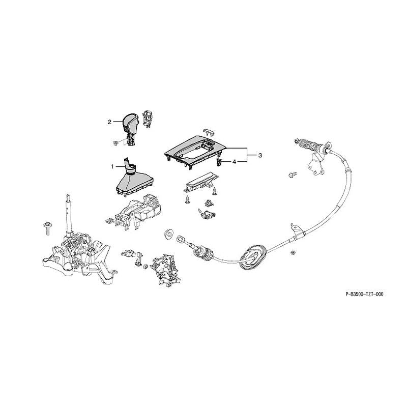 [NEW] JDM HONDA FIT e:HEV GR3 2021 Modulo X Select Lever (R183L) GENUI ...
