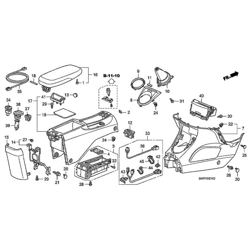 [NEW] JDM HONDA CIVIC FN2 2009 Console GENUINE OEM – JDM Yamato