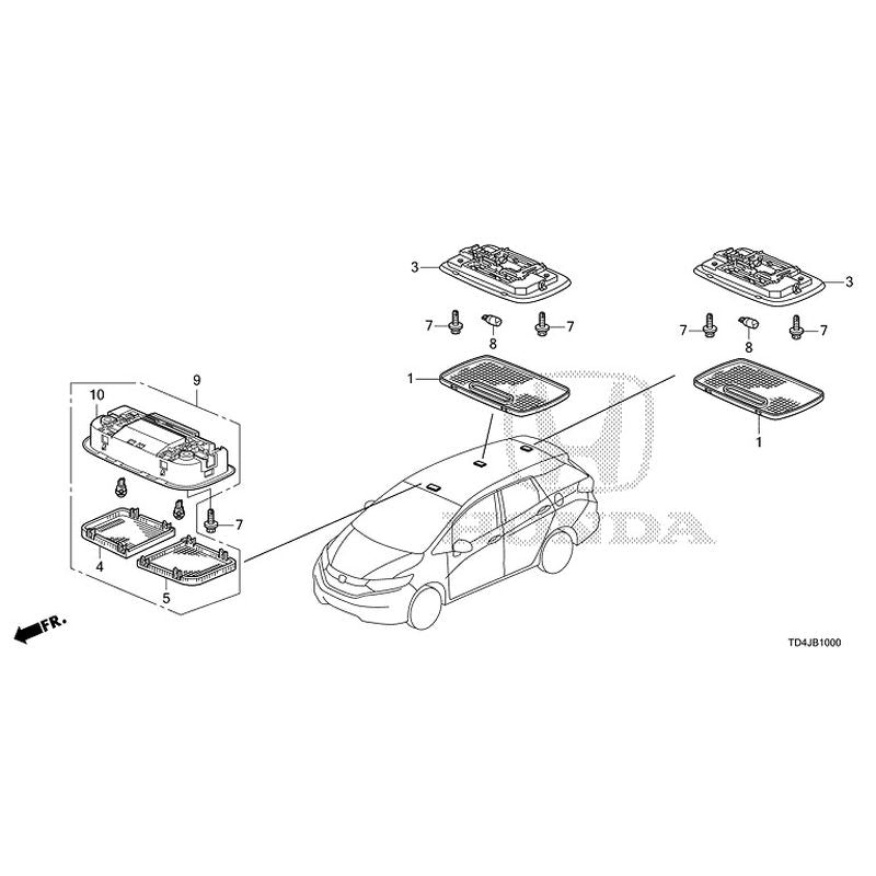 [NEW] JDM HONDA SHUTTLE GP7 2021 Interior Lights GENUINE OEM – JDM Yamato