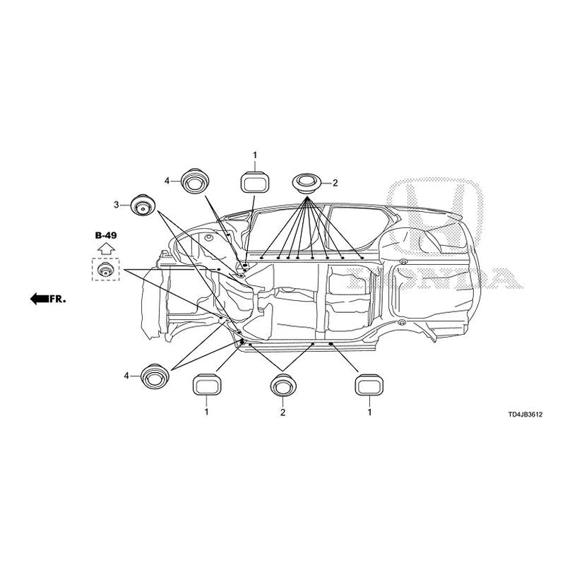 [NEW] JDM HONDA SHUTTLE GP7 2021 Grommet (Lower) GENUINE OEM – JDM Yamato