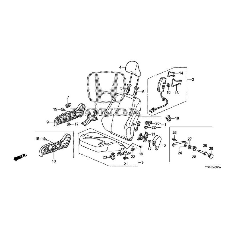 [NEW] JDM HONDA FIT GE8 2012 Front Seat (Driver Side) (1) GENUINE OEM ...