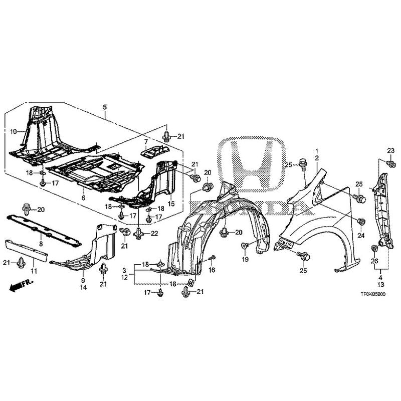 [NEW] JDM HONDA FIT GE8 2012 Front Fenders GENUINE OEM – JDM Yamato