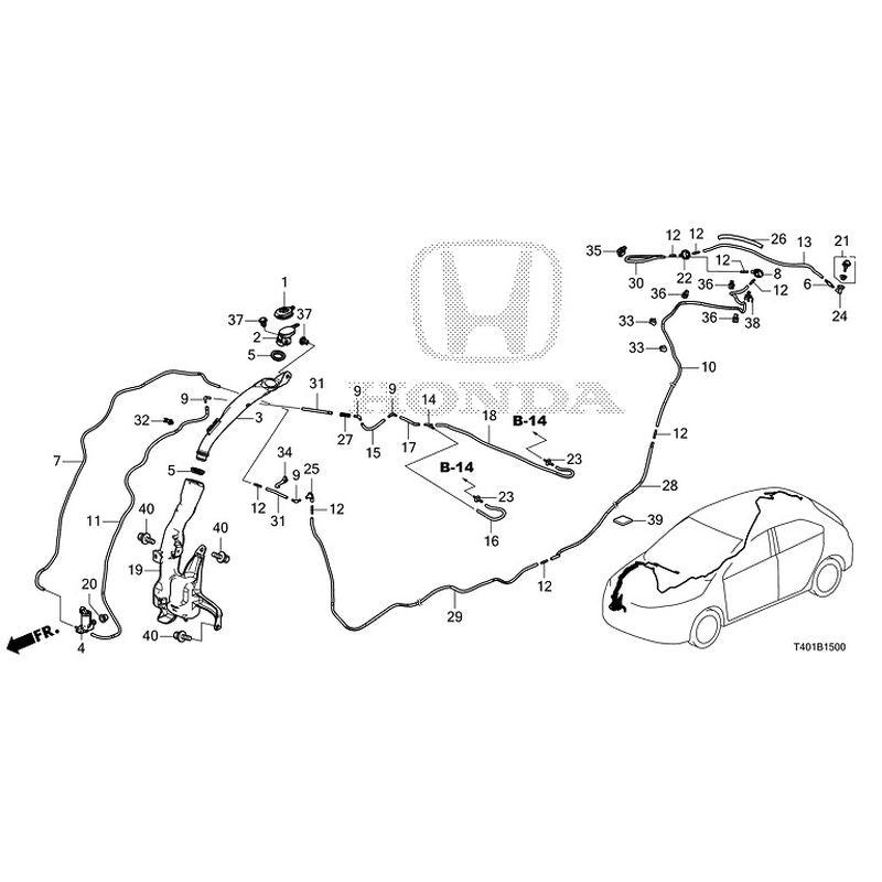 [NEW] JDM HONDA CIVIC FL5 2023 Windshield Washer GENUINE OEM – JDM Yamato