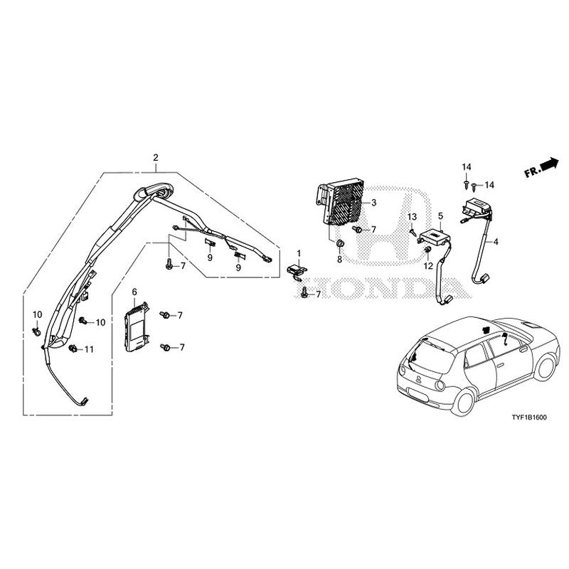 [NEW] JDM HONDA Honda e ZC7 2023 Antenna GENUINE OEM – JDM Yamato