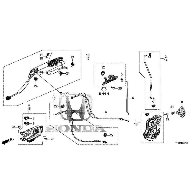 [NEW] JDM HONDA N-WGN JH3 2023 Front Door Locks/Outer Handles GENUINE ...