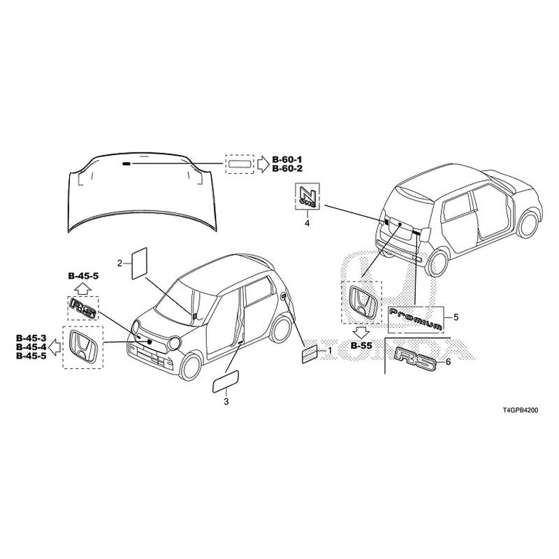 [NEW] JDM HONDA N-ONE JG3 2023 Emblem/Caution Label GENUINE OEM – JDM ...