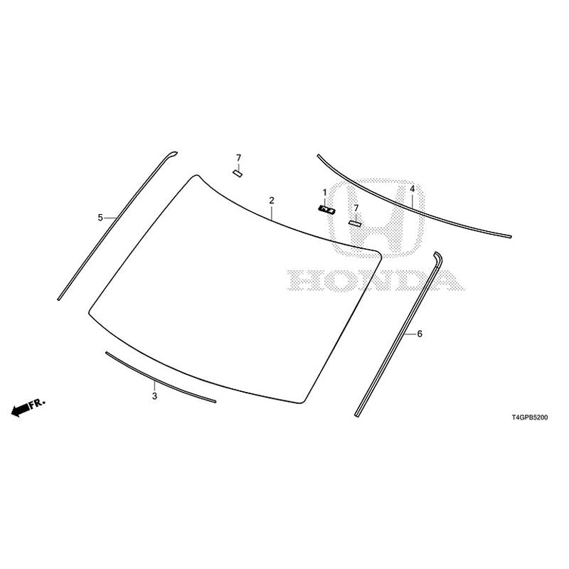 [NEW] JDM HONDA N-ONE JG3 2023 Front Windshield GENUINE OEM – JDM Yamato