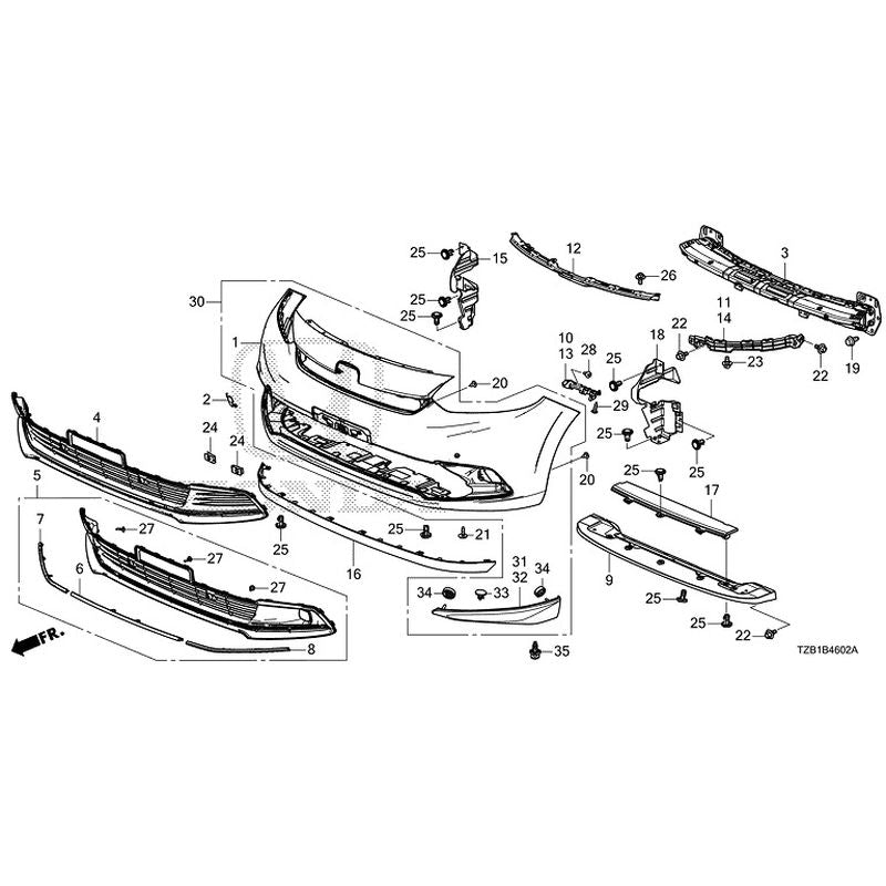 [NEW] JDM HONDA FIT e:HEV GR3 2023 Front Bumper (3) GENUINE OEM – JDM ...