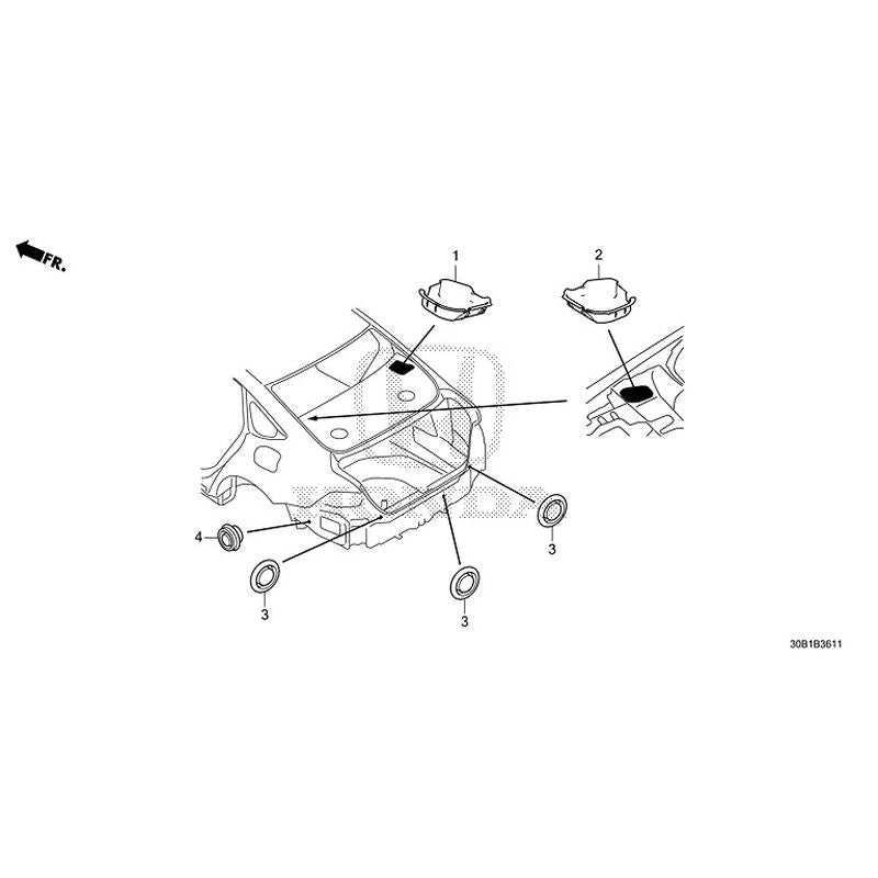 [NEW] JDM HONDA ACCORD CY2 2024 Grommets (Rear) GENUINE OEM – JDM Yamato