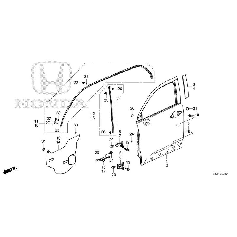 [NEW] JDM HONDA WR-V RG5 2024 Front Door Panel GENUINE OEM – JDM Yamato