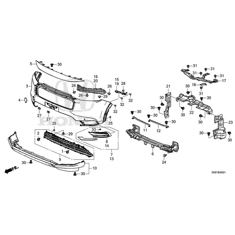 [NEW] JDM HONDA VEZEL e:HEV RV5 2025 Front Bumper (2) GENUINE OEM – JDM ...