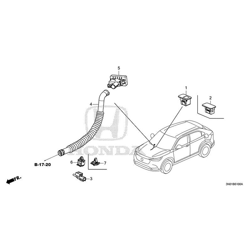 [NEW] JDM HONDA VEZEL e:HEV RV5 2025 Air conditioner (sensor) GENUINE ...
