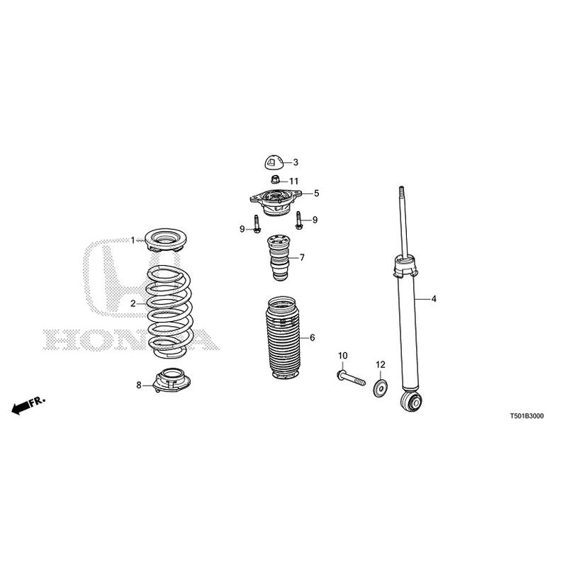 [NEW] JDM HONDA Civic e:HEV FL4 2025 Rear Damper GENUINE OEM – JDM Yamato