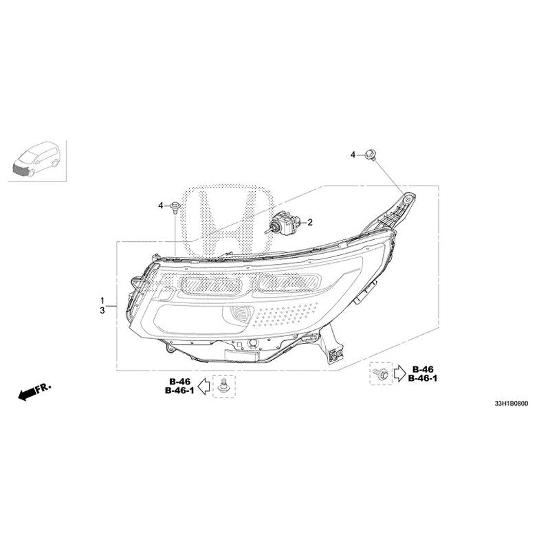 [NEW] JDM HONDA FREED e:HEV GT8 2025 Headlight GENUINE OEM – JDM Yamato