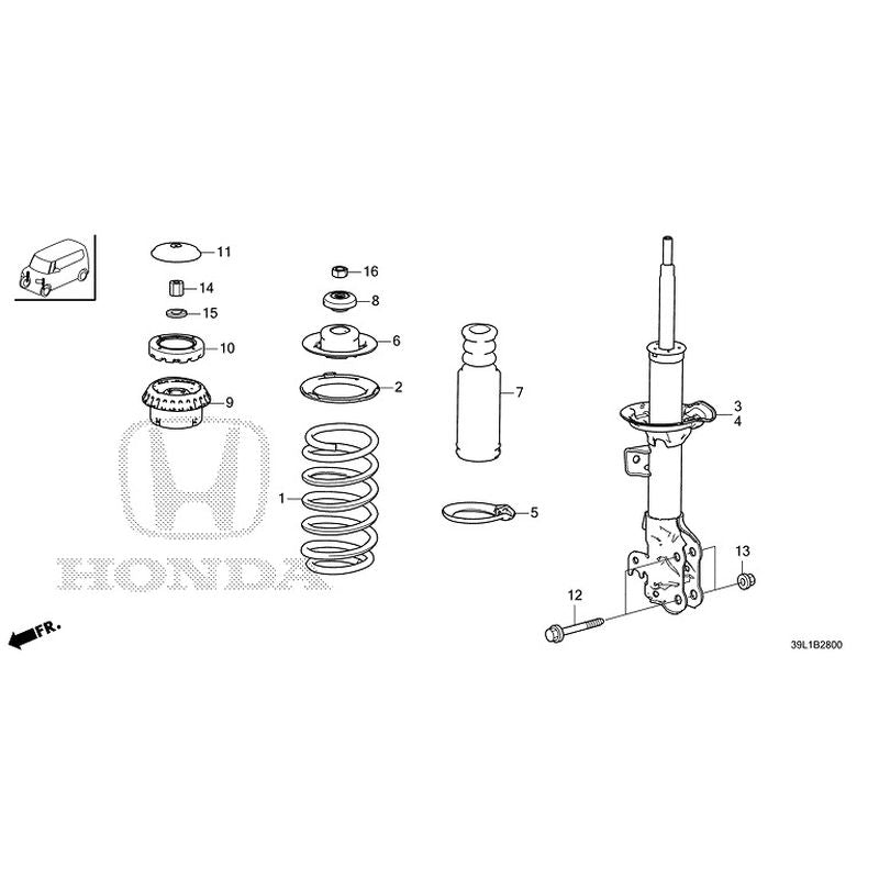 [NEW] JDM HONDA N-BOX JOY JF5 2025 Front Damper GENUINE OEM – JDM Yamato