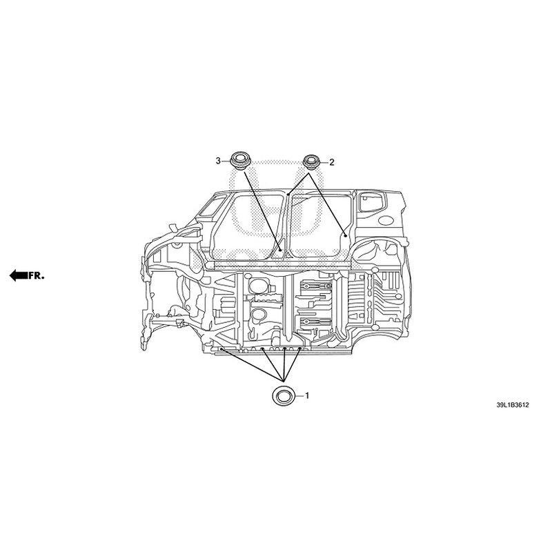 [NEW] JDM HONDA N-BOX JOY JF6 2025 Grommet (Lower) GENUINE OEM – JDM Yamato