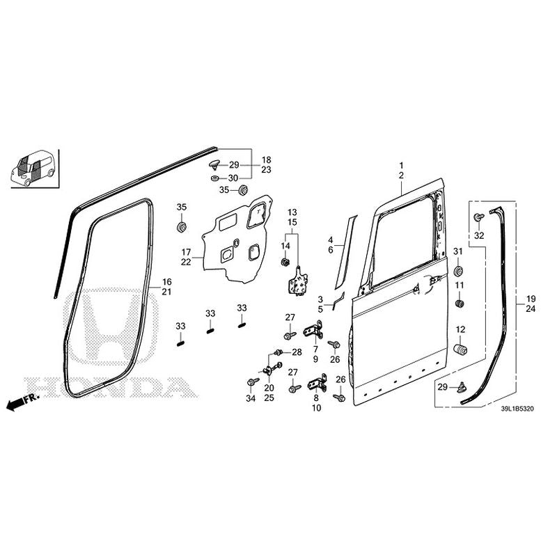 [NEW] JDM HONDA N-BOX JOY JF6 2025 Front Door Panel GENUINE OEM – JDM ...