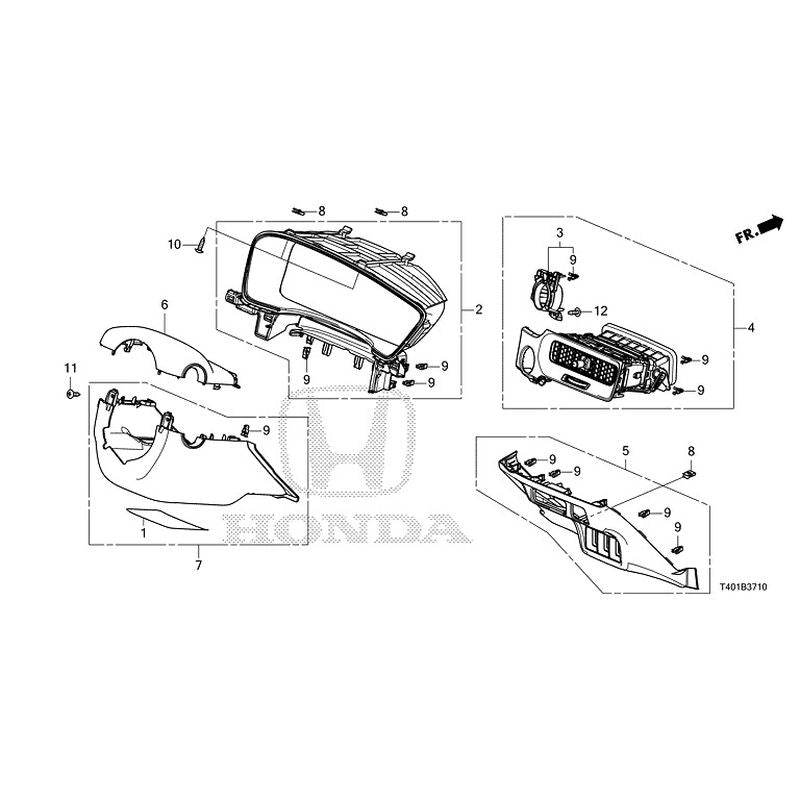 [NEW] JDM HONDA CIVIC FL5 2025 Instrument panel garnish (driver side ...