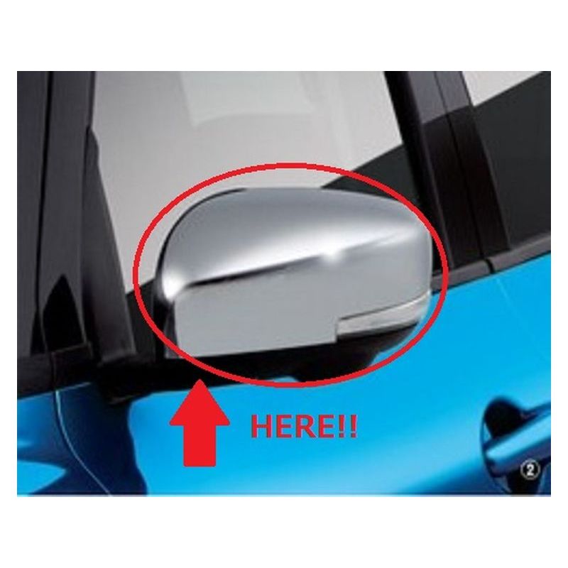 [NEW] JDM Suzuki SWIFT ZC/ZD #3S Door Mirror Cover Chrome plating Genu ...