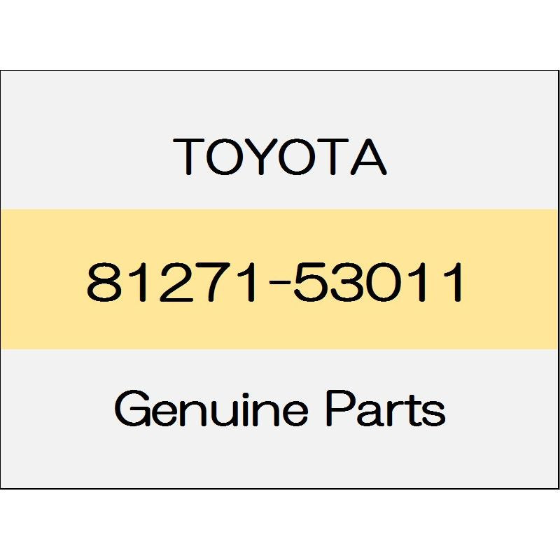 [NEW] JDM TOYOTA C-HR X10/X50 License plate lamp lens 81271-53011 GENU ...