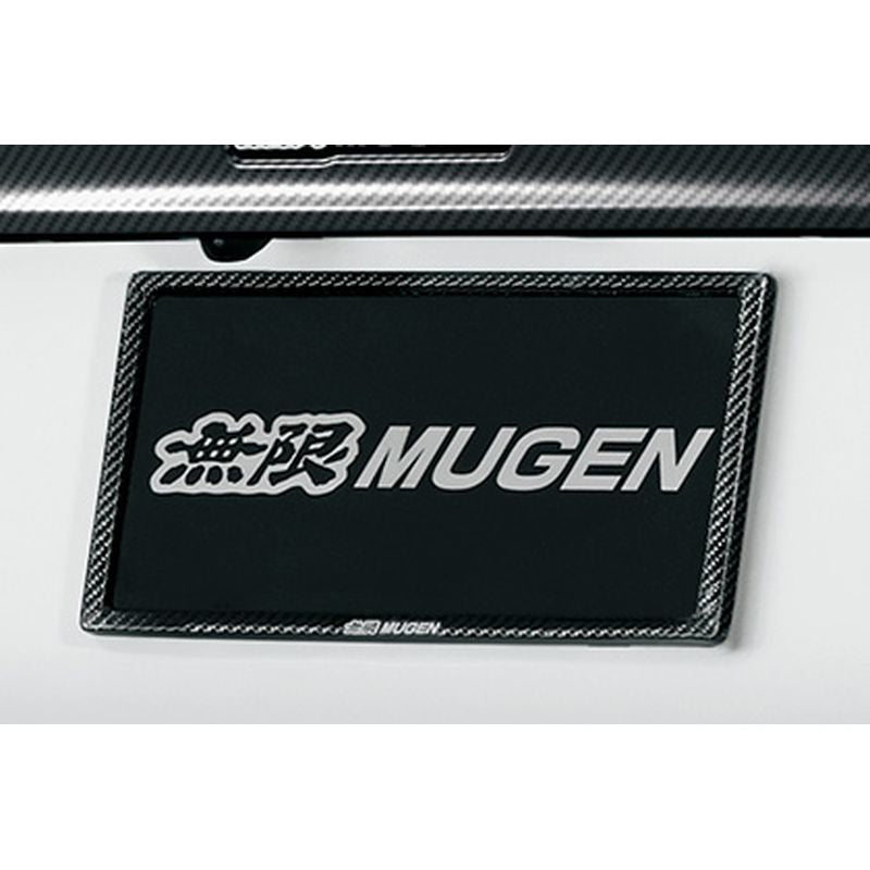 [NEW] JDM Honda Fit GR/GS Carbon License Plate Garnish MUGEN Genuine O ...